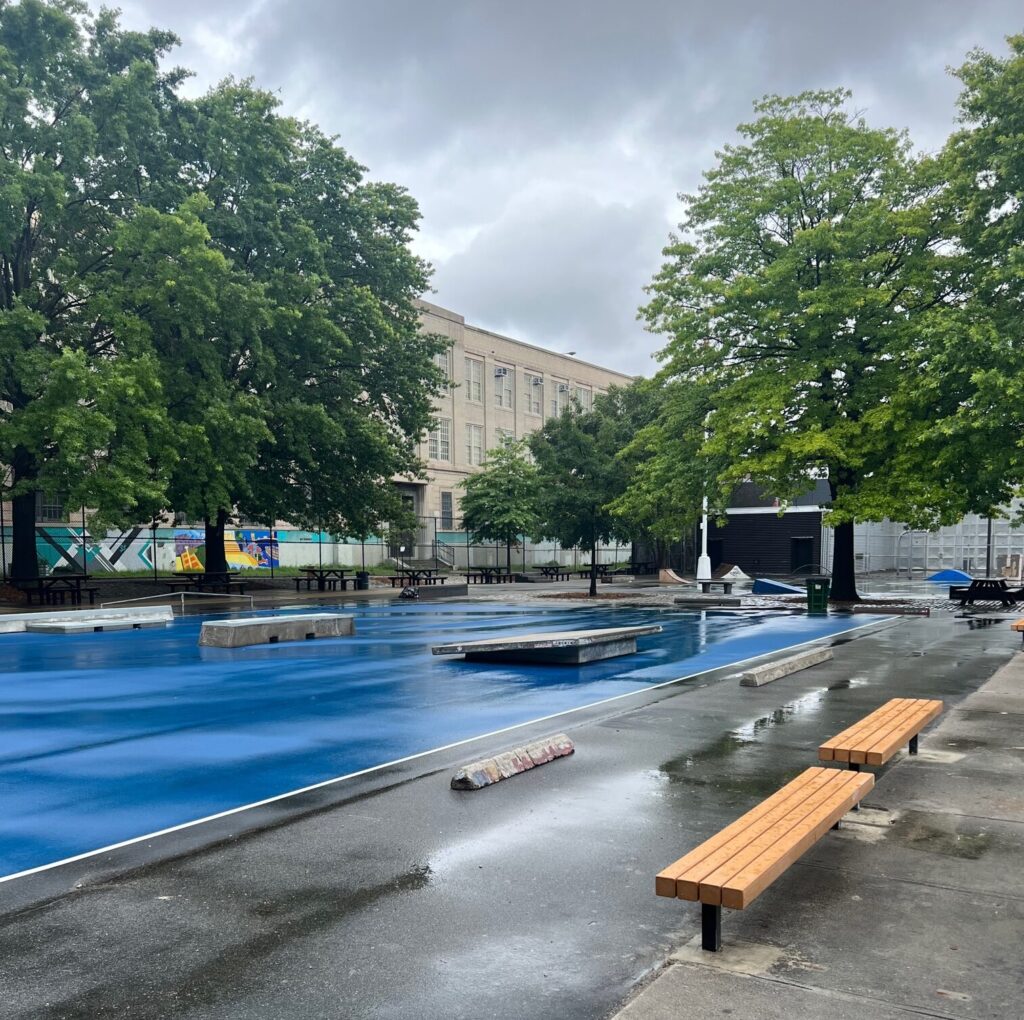 The New Blue Park Obstacles Make Their Rainy Debut Today - Quartersnacks